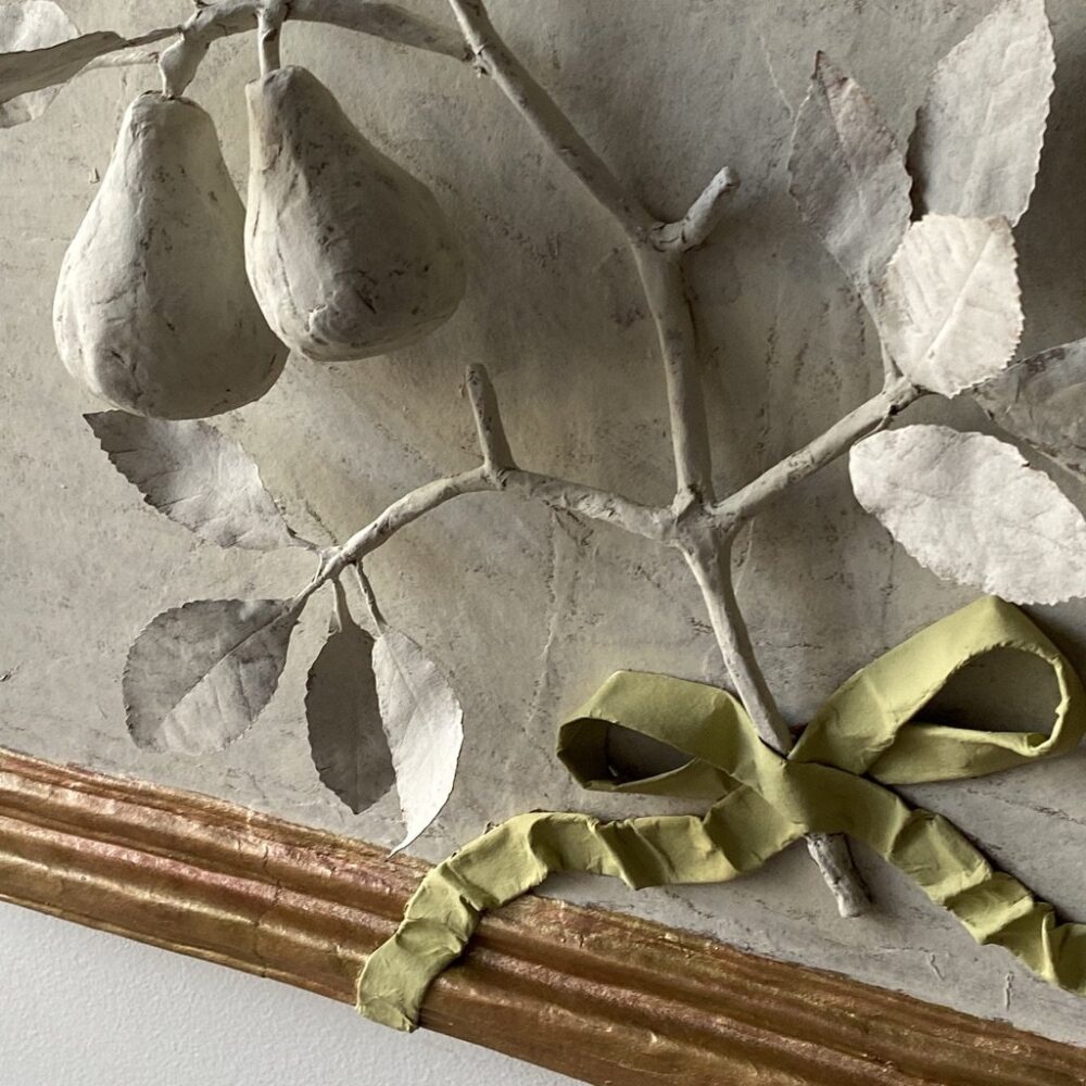 Papier-mâché Pear Botanical (PM_0016) - Get The Gusto