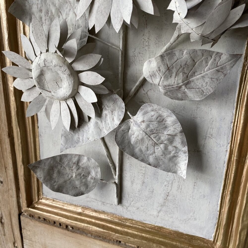 Papier-Mâché Sunflower Botanical-East (PM_0029) - Get The Gusto