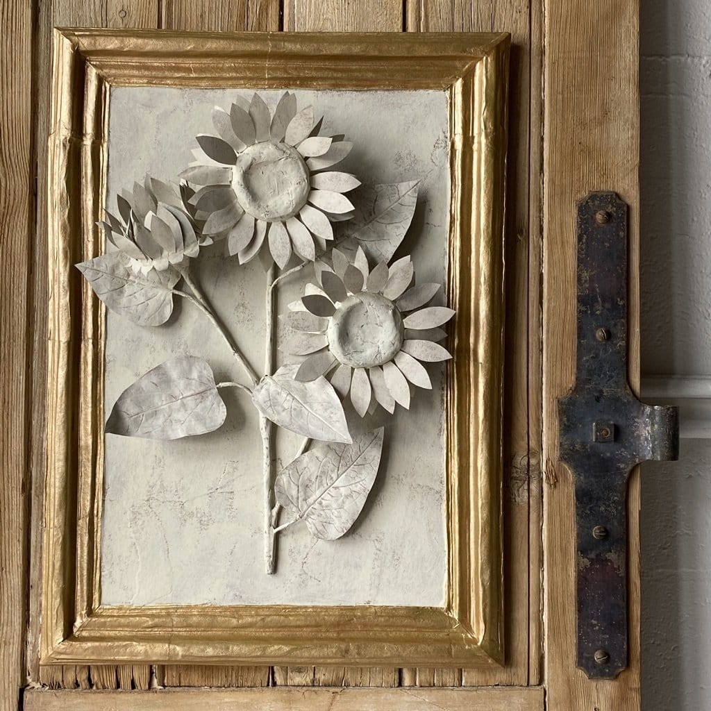 Papier-Mâché Sunflower Botanical-West - Casa Gusto