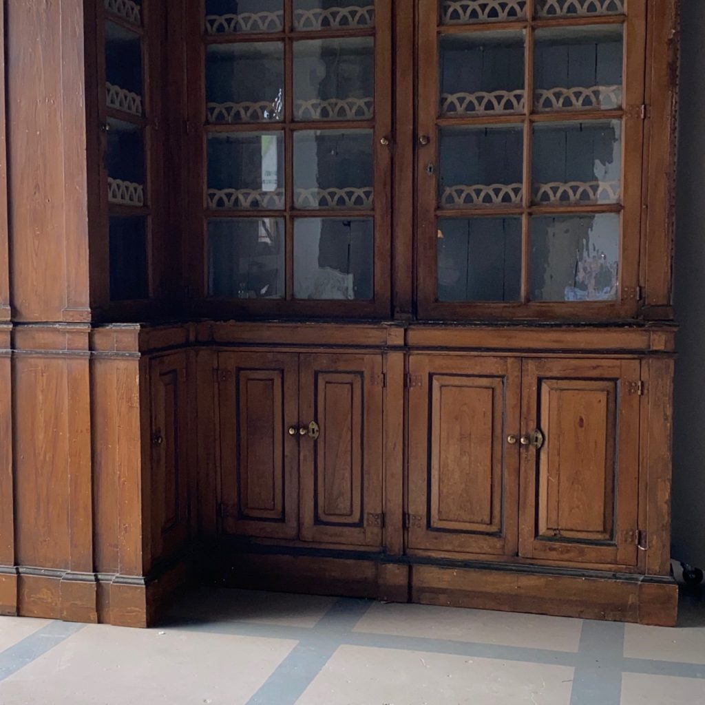 19th C. French Country Corner Cabinet - Get The Gusto