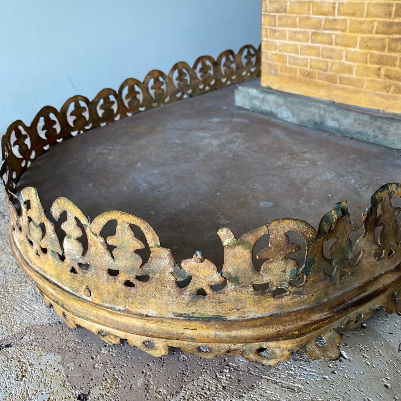 Painted Tole Renaissance Tower - Casa Gusto