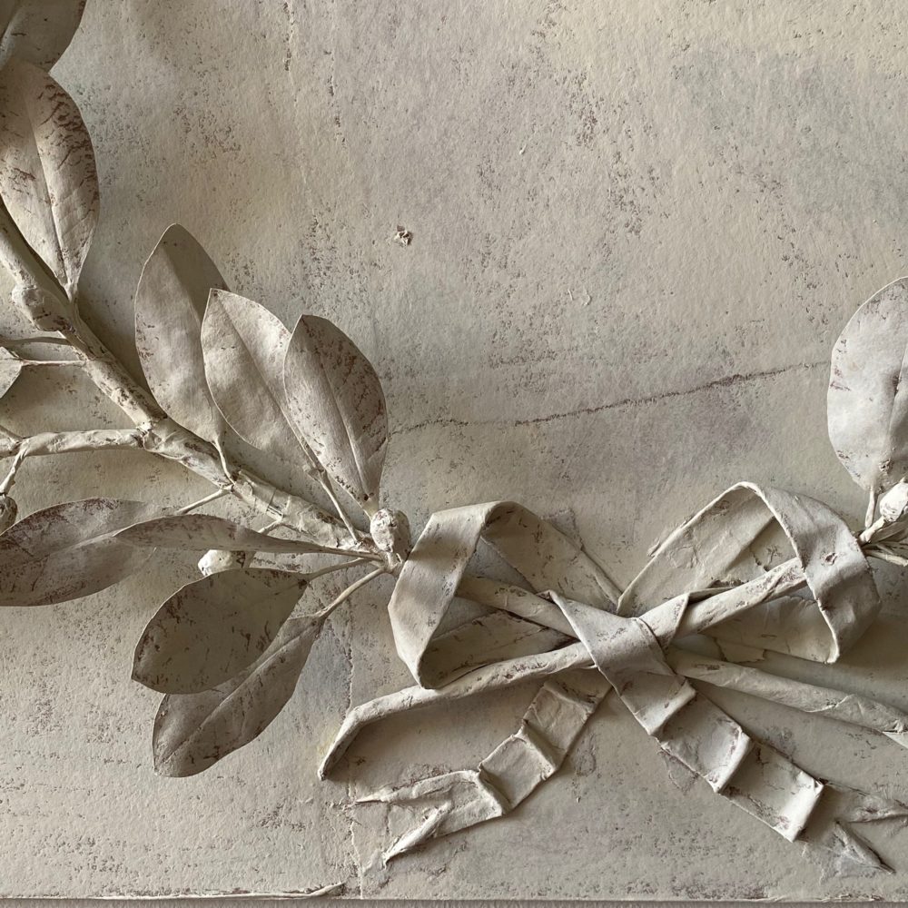 Papier-Mâché Leaf Relief (PM_0034) - Get The Gusto