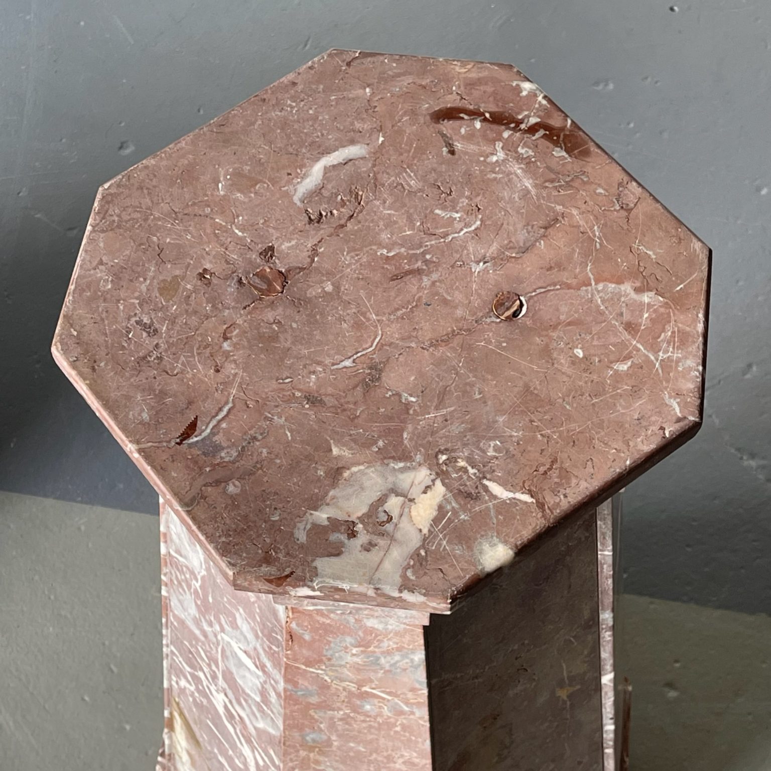 Pair of Marble Octagonal Pedestals – Get The Gusto