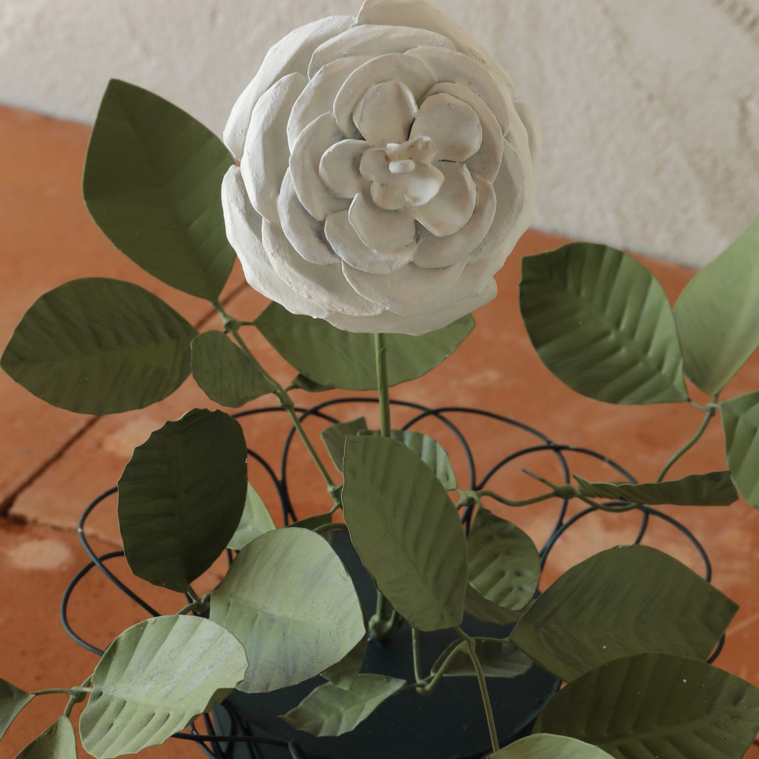 Tole Short Potted Rose - Get The Gusto