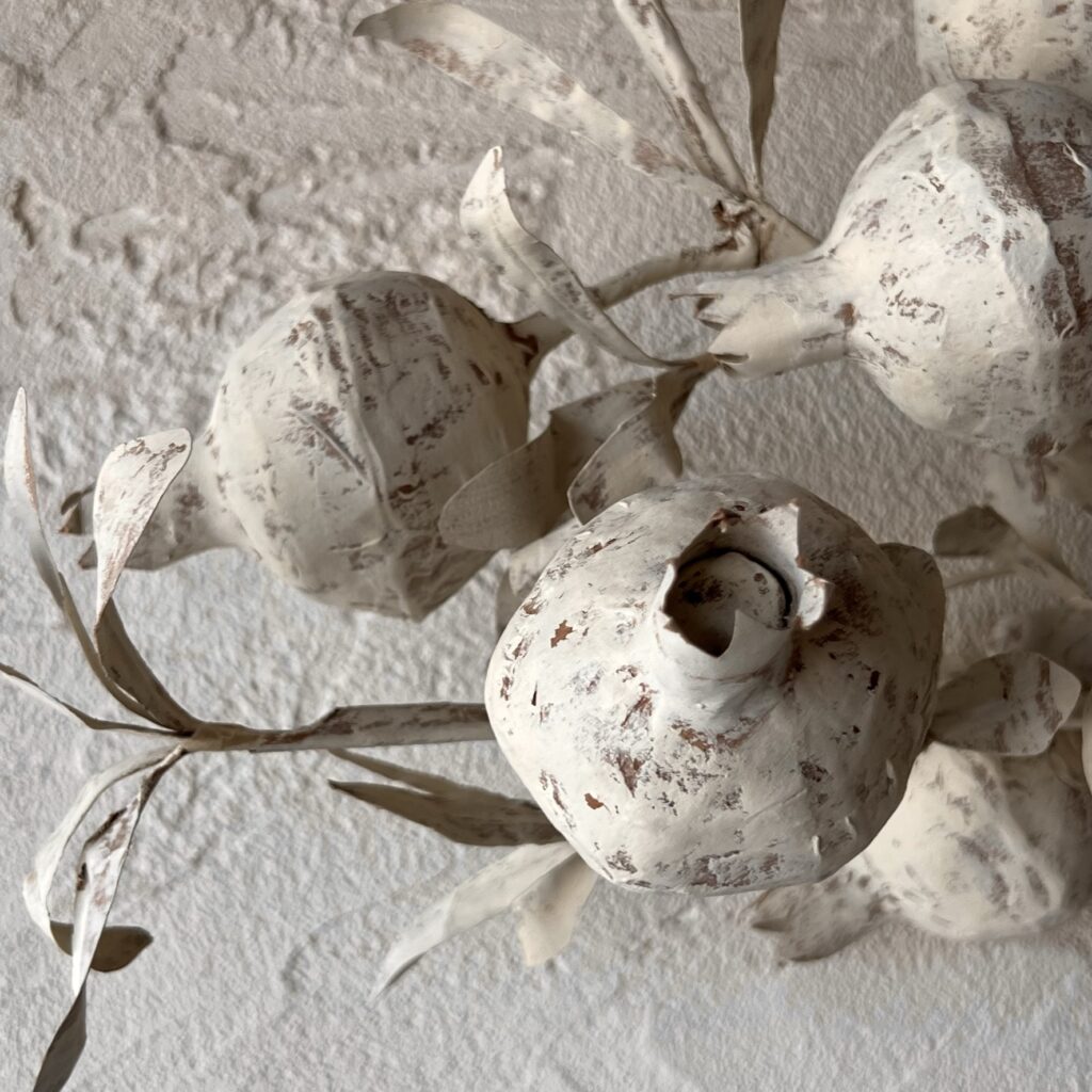 Papier-Mâché Pomegranate Branches - Get The Gusto