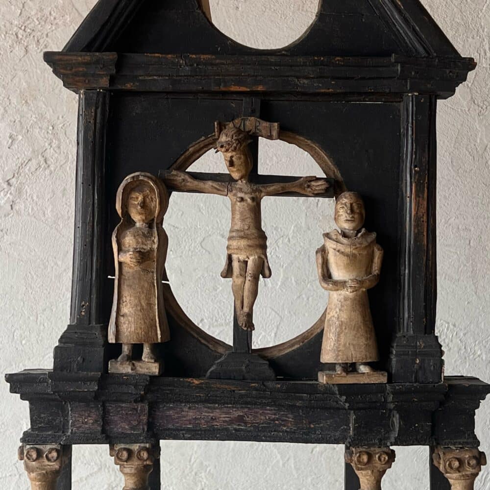 Carved Christian Altarpiece - Casa Gusto