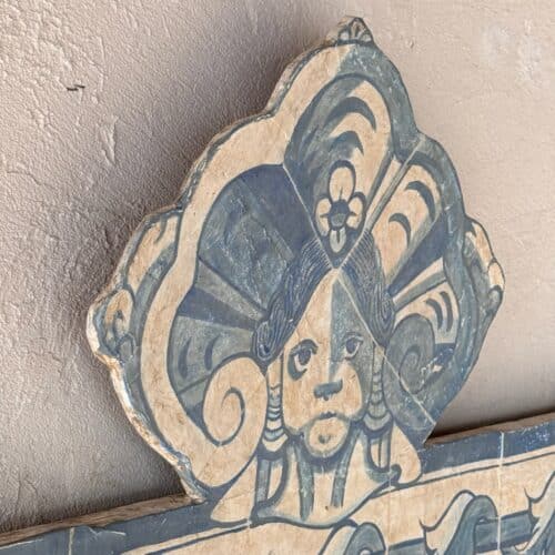 Papier-Mâché Painted Mirror - Casa Gusto