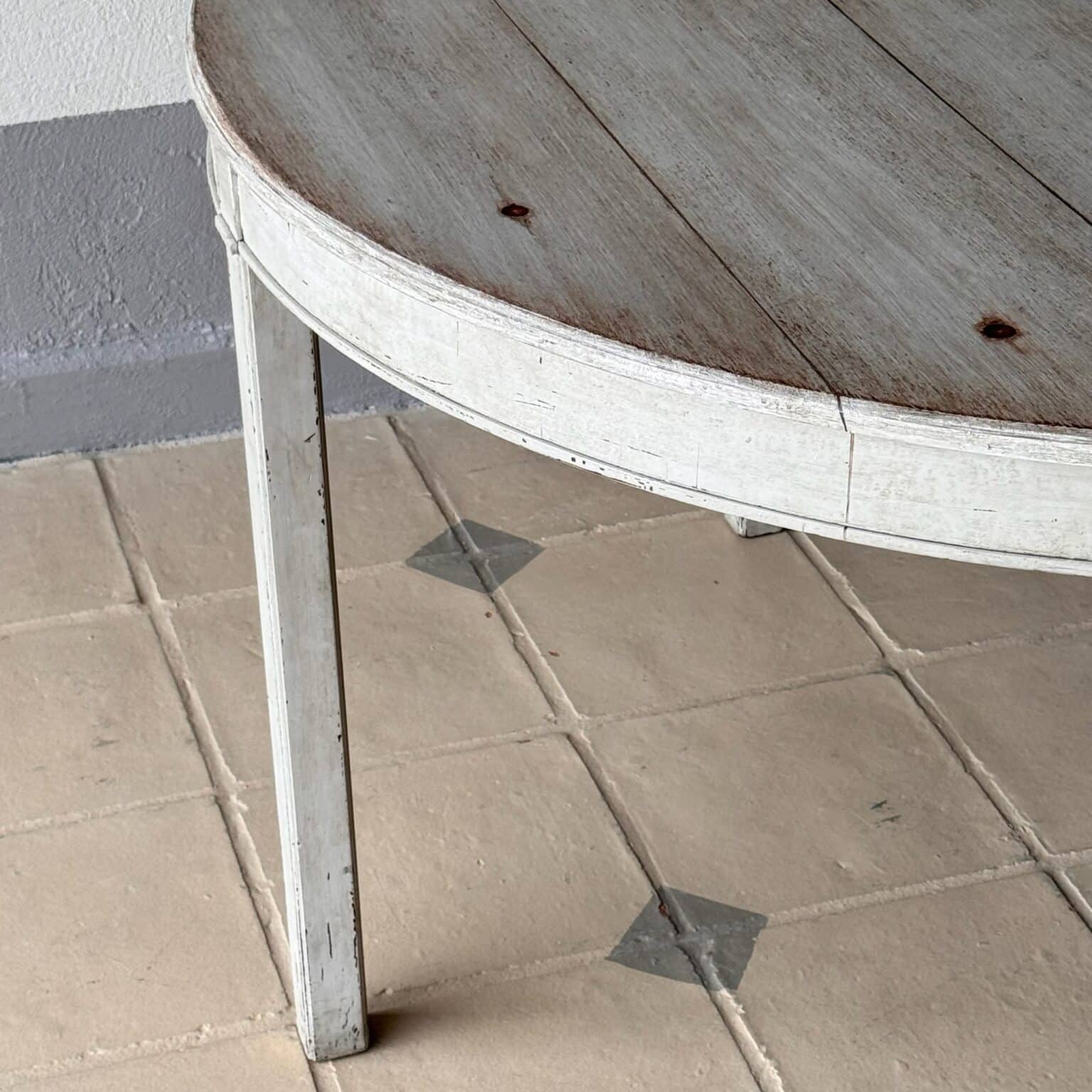 Gusto Painted Swedish Board & Tack Extendable Dining Table - Get The Gusto