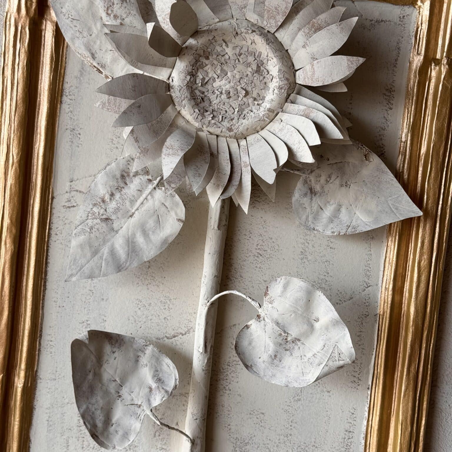 Papier-Mâché Single Sunflower Botanical - Casa Gusto