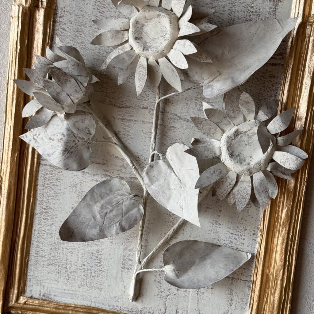 Papier-Mâché Sunflower Botanical-West - Casa Gusto