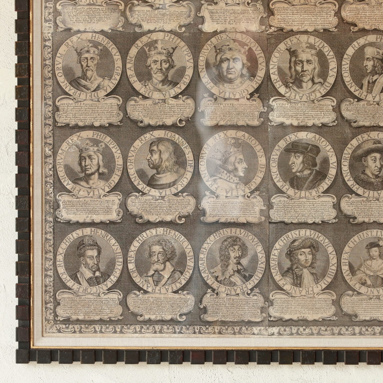 Large Assembled Collection of 18th C. Prints Depicting the Chronology ...